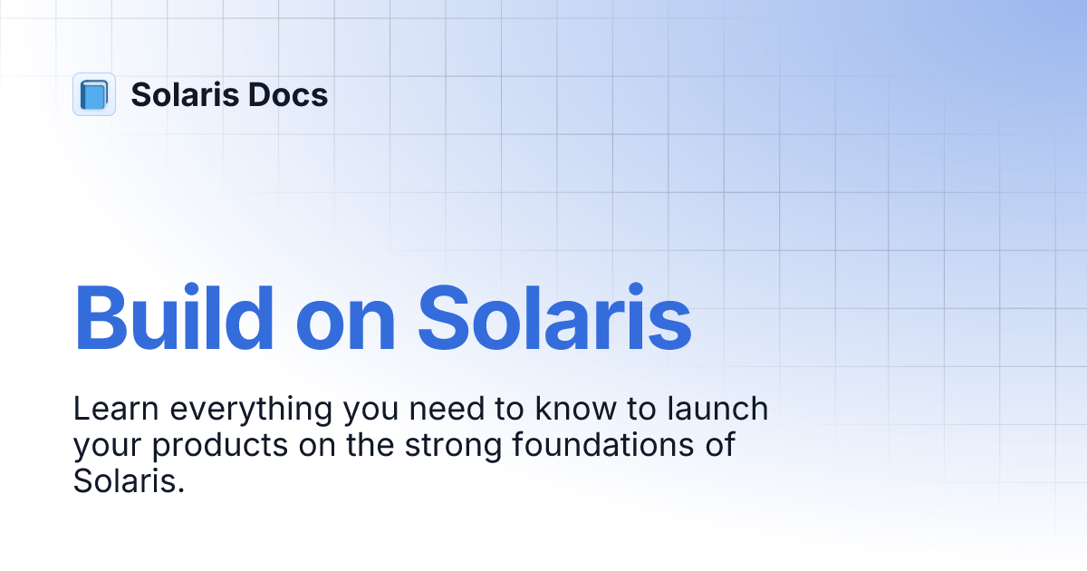Build on Solaris | Solaris Docs